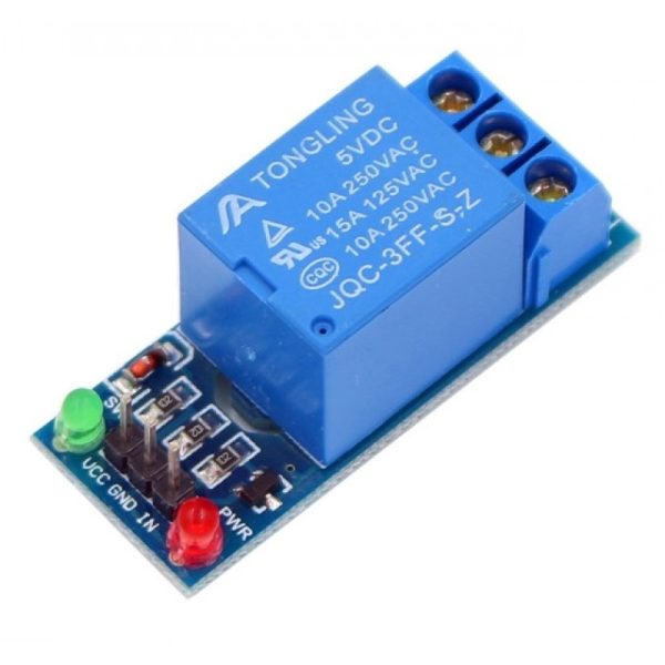 Módulo Relé de 1 Canal 5V con Optoacoplador – JQC-3FF-S-Z – Piensa en ...